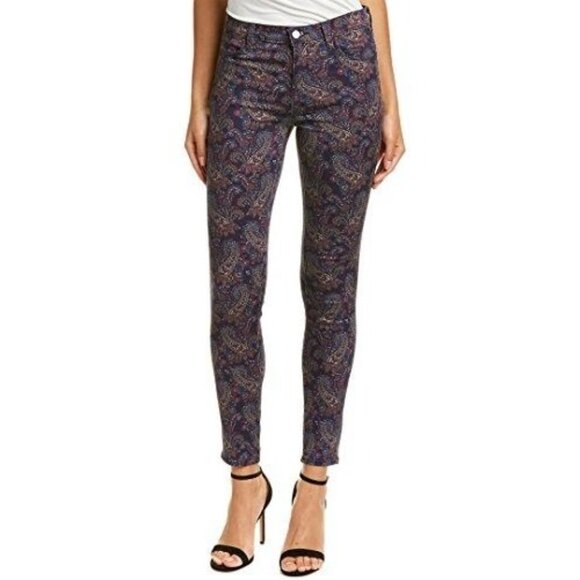 J Brand | Jeans | J Brand Eclipse Paisley Print Skinny Jeans | Poshmark
